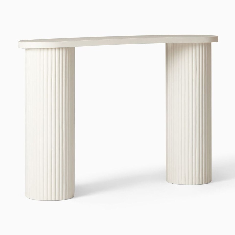 Fluted Console Table (122 cm) | West Elm UK